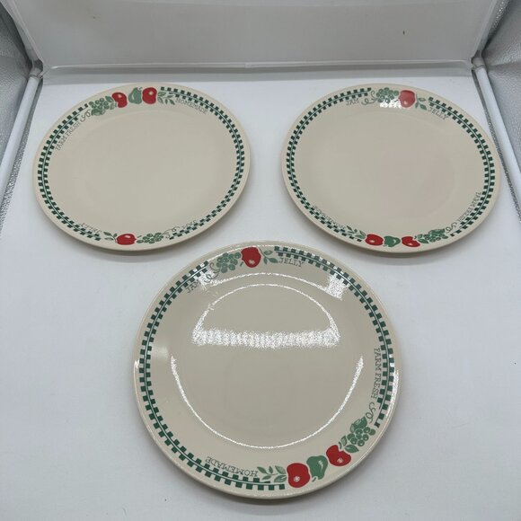 Corelle | Dining | Set Of 3 Corelle Farm Fresh Dinner Plates 14 Apples ...